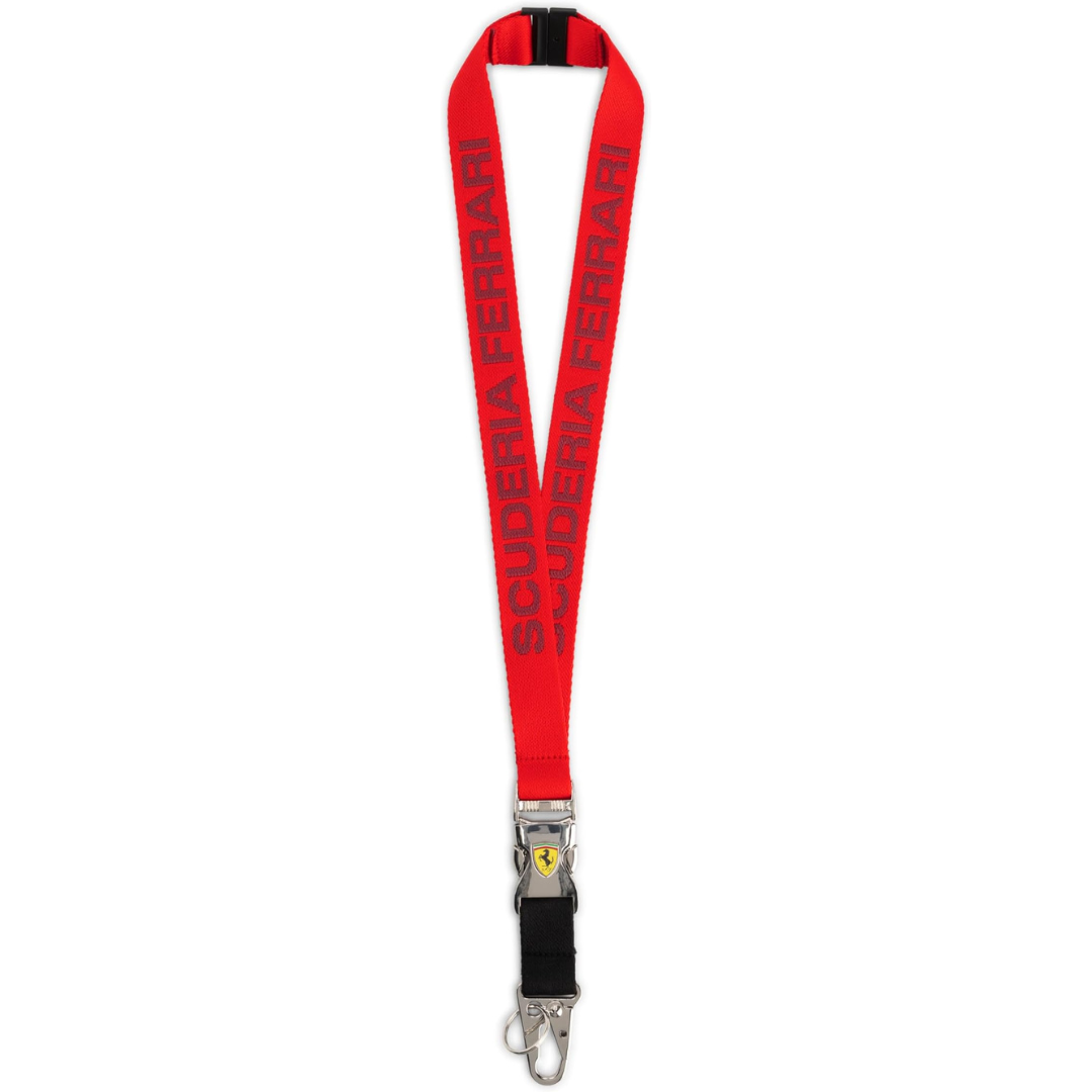 Lanyard Ferrari Scuderia Rojo | Porta Gafete Oficial con Logo – Pitshop